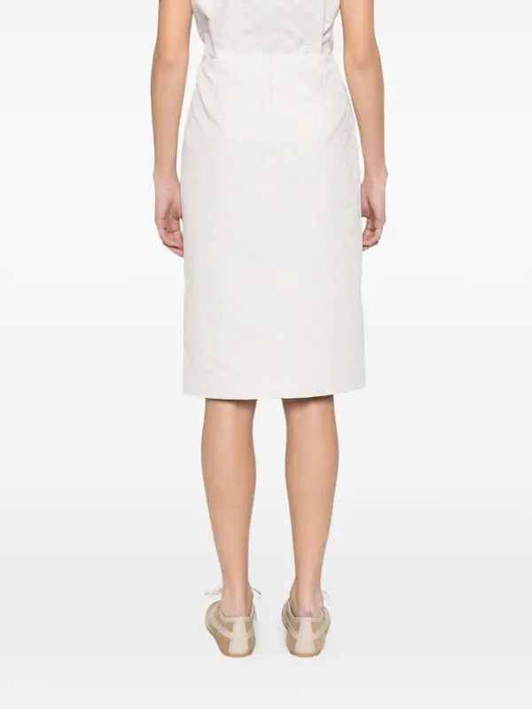 Gucci Gg Cotton Blend Skirt