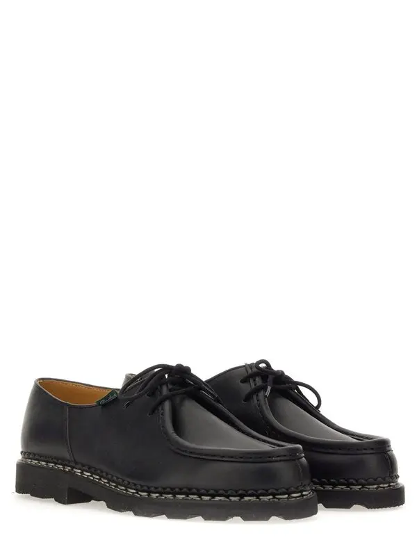 Paraboot Michael Lace-up Leather Shoes - Black