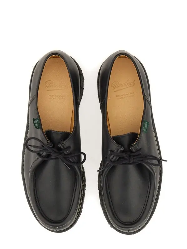 Paraboot Michael Lace-up Leather Shoes - Black