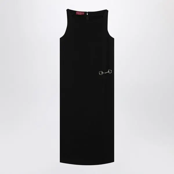 Gucci Sleeveless Dress With Horsebit Detail