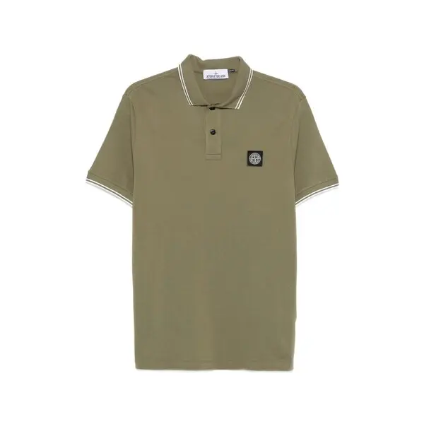 Stone Island Polo Shirts - Green