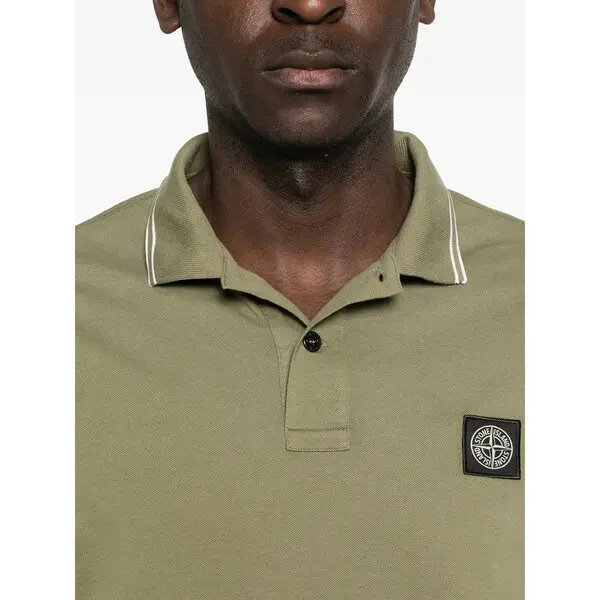 Stone Island Polo Shirts - Green
