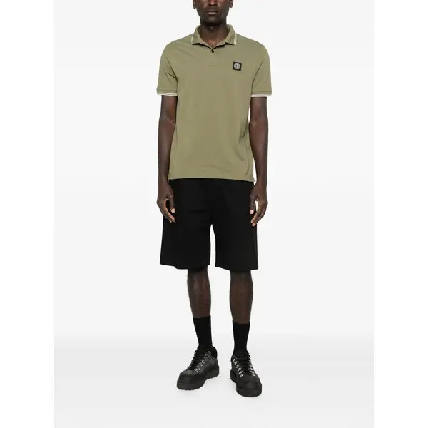 Stone Island Polo Shirts - Green