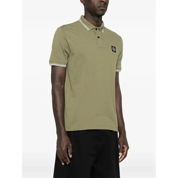 Stone Island Polo Shirts - Green