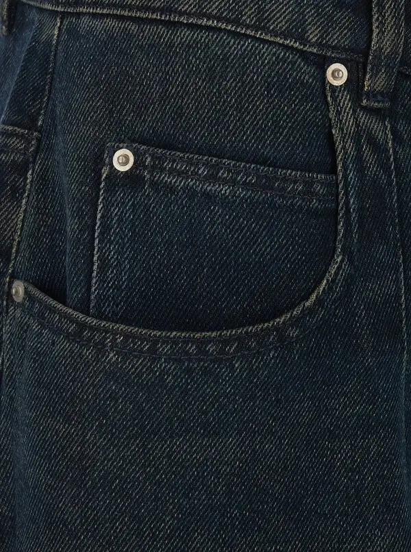 Isabel Marant Étoile Rodayna' Jeans In Blue Denim - Multicolor
