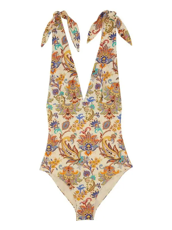 Etro Printed One-piece Swimsuit - Multicolor