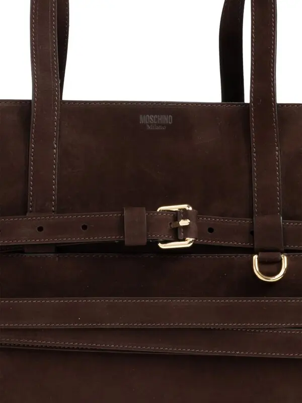 Moschino Tie Me Leather Handbag - Multicolor