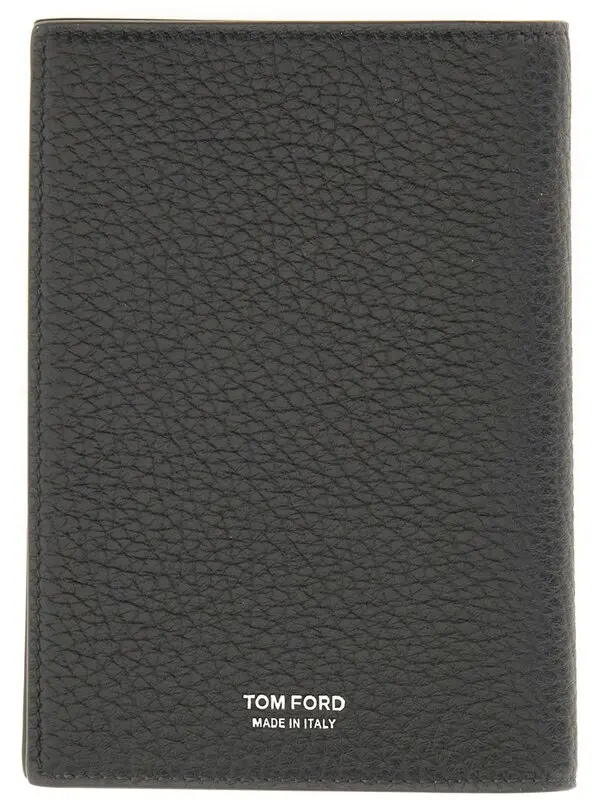 TOM FORD Leather T Card Holder