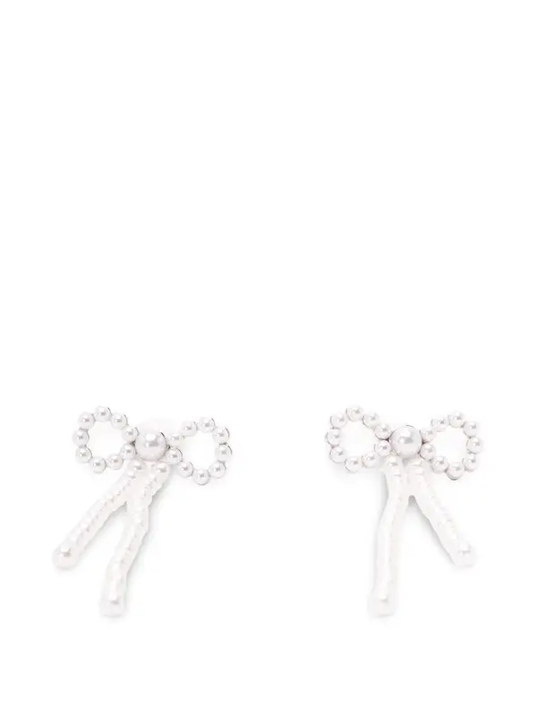 SELF-PORTRAIT Bow Dangle Earrings - Multicolor