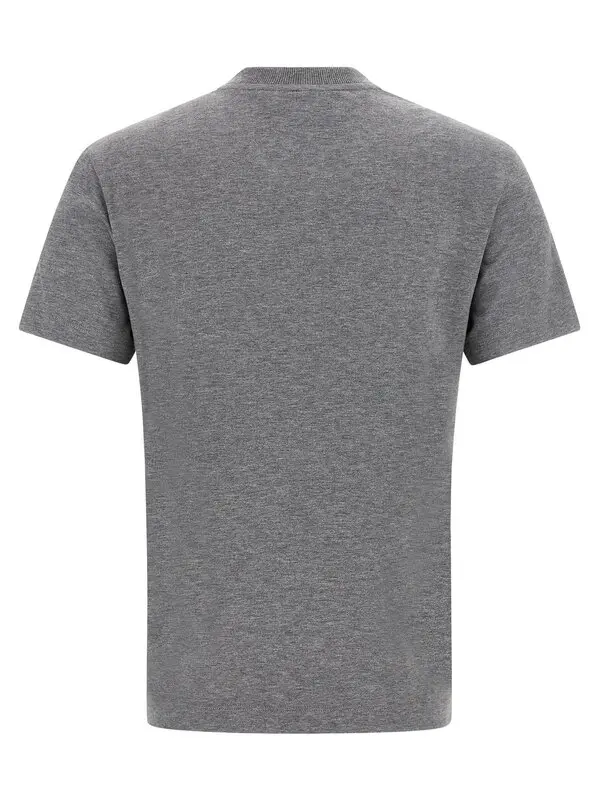 Fendi Roma 1925 Cotton Mélange Jersey T-shirt - Gray