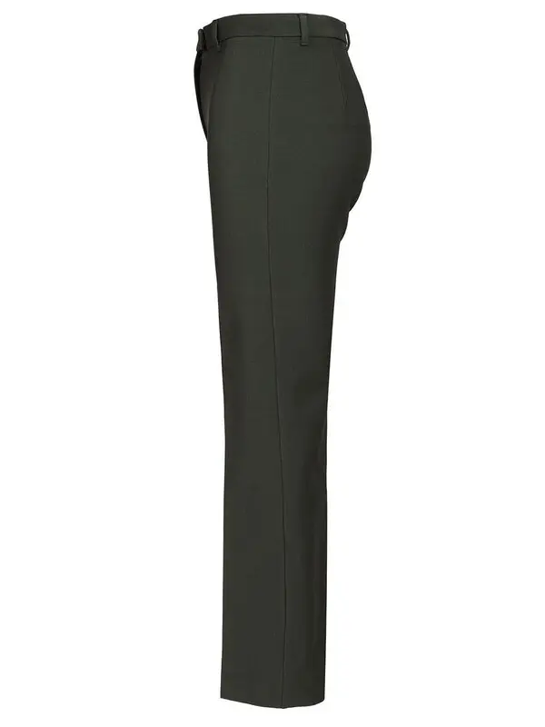 Max Mara Cotton Wide-leg Trousers - Green