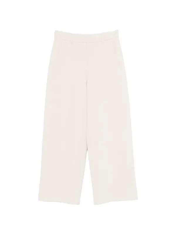 Max Mara Cotton Wide-leg Trousers - Multicolor