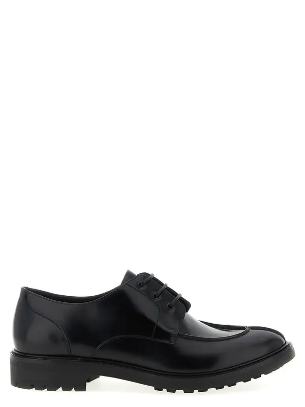 Saint Laurent Lino Leather Derby Shoes
