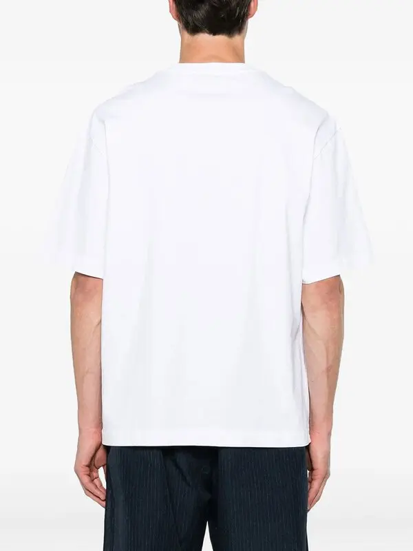 Off-White Statement Cotton Skate T-shirt - White