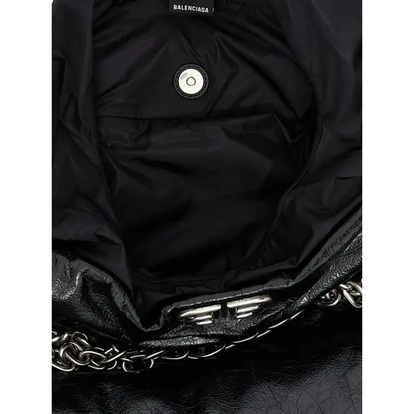 Balenciaga Calf Leather Tote Bag With Silver-tone Hardware