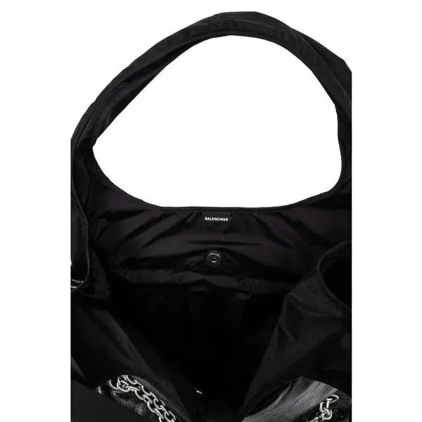 Balenciaga Calf Leather Tote Bag With Silver-tone Hardware