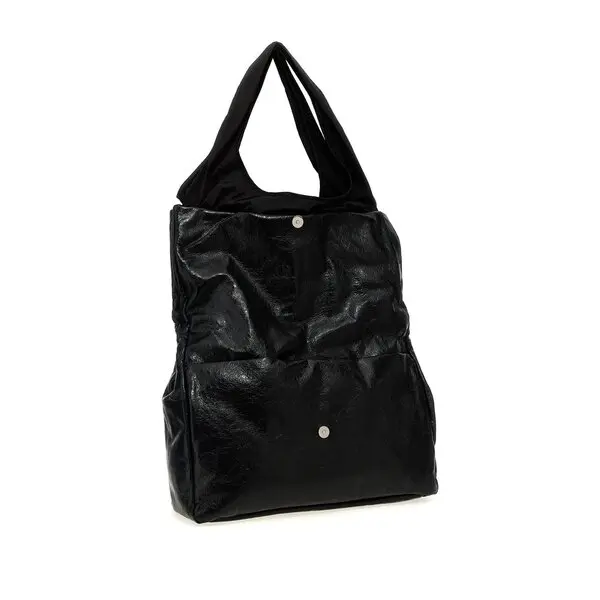 Balenciaga Calf Leather Tote Bag With Silver-tone Hardware