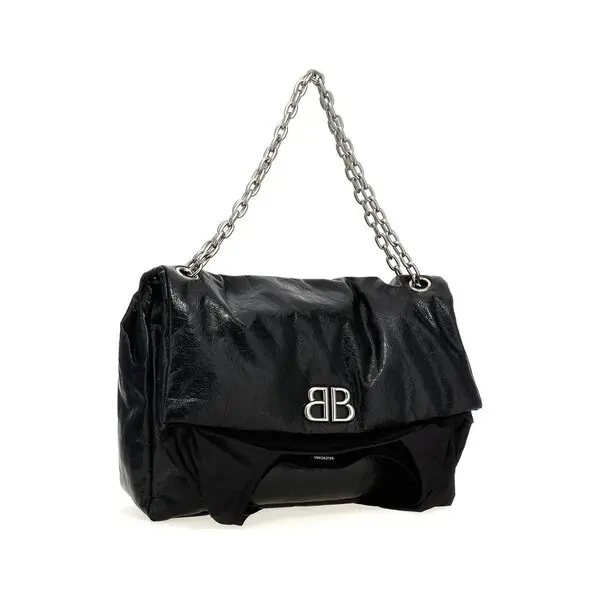 Balenciaga Calf Leather Tote Bag With Silver-tone Hardware