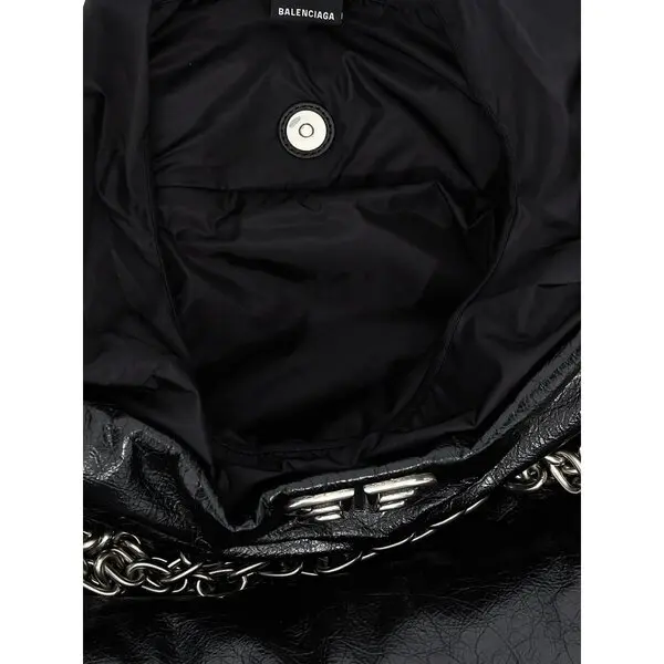 Balenciaga Calf Leather Tote Bag With Silver-tone Hardware