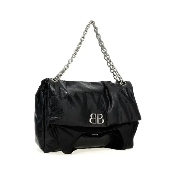 Balenciaga Calf Leather Tote Bag With Silver-tone Hardware