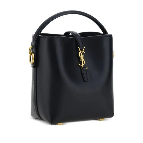 Saint Laurent Leather Mini Bag With Logo