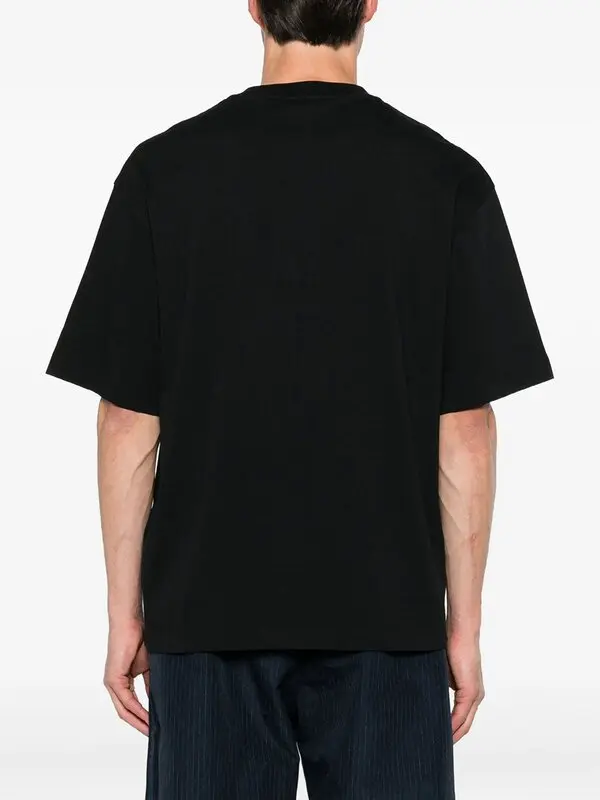 Off-White Statement Cotton Skate T-shirt - Black