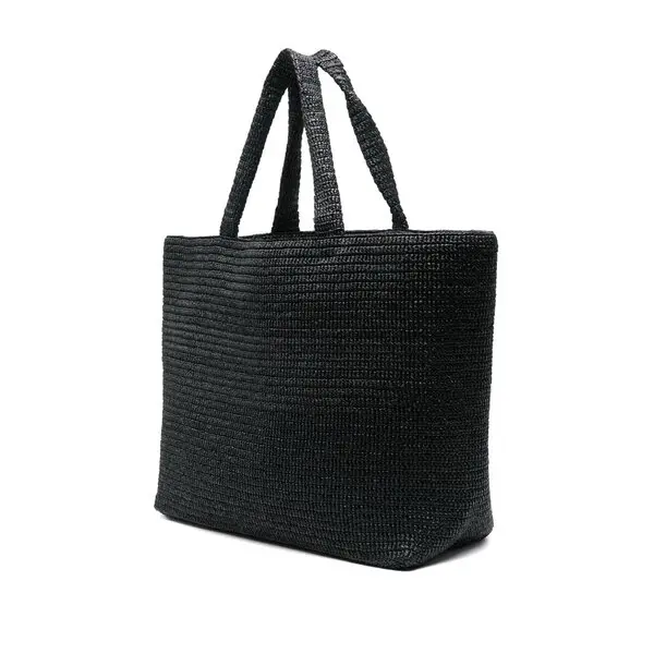 Saint Laurent Woven Raffia Tote Bag