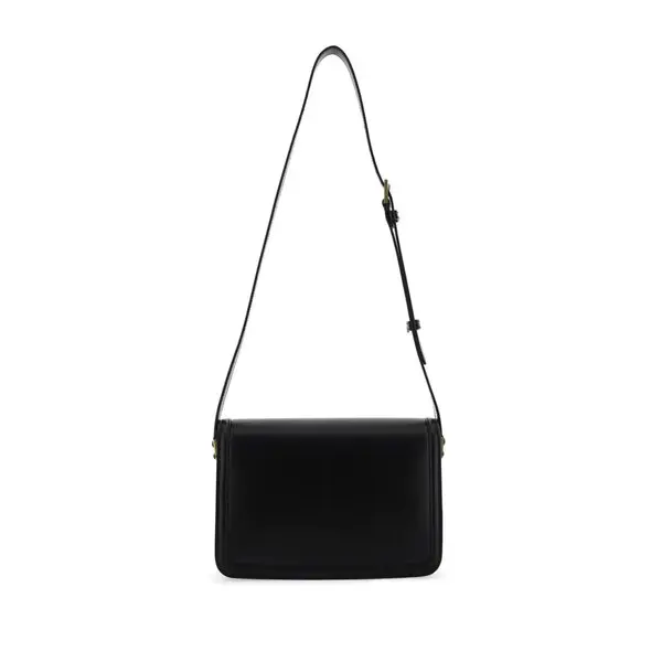 Saint Laurent Leather Shoulder Bag - Black