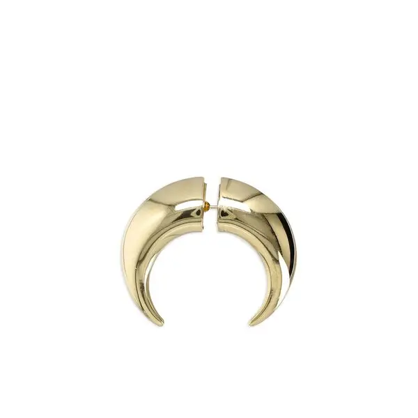MARINE SERRE Tone Recycled Tin Crescent Moon Single Earring