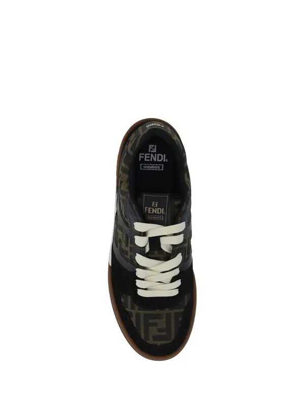 Fendi Jacquard Monogram Match Sneakers