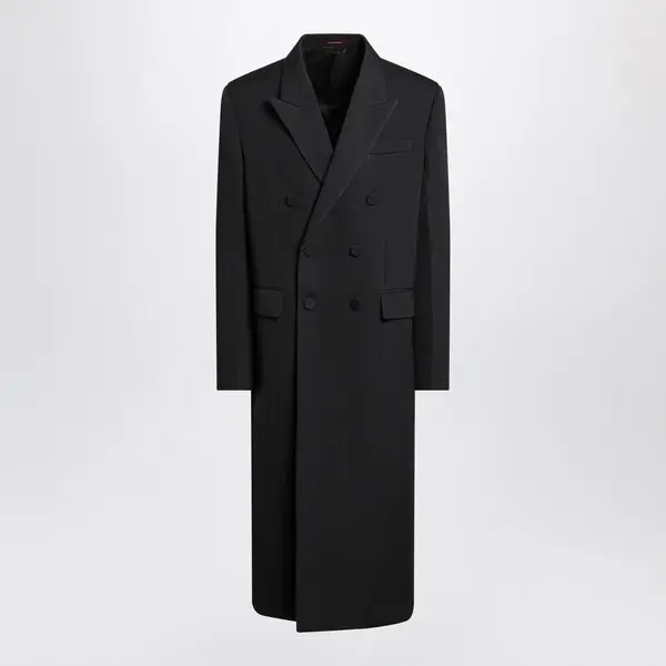 Gucci Long Double-breasted Wool Coat