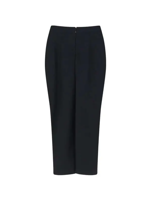 Givenchy Draped Pencil Skirt - Black