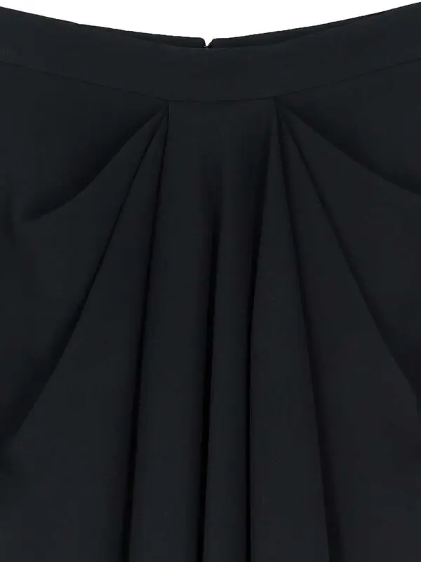 Givenchy Draped Pencil Skirt - Black
