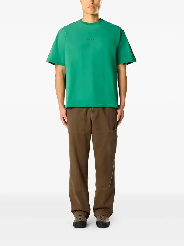 Stone Island Lab-print Cotton T-shirt