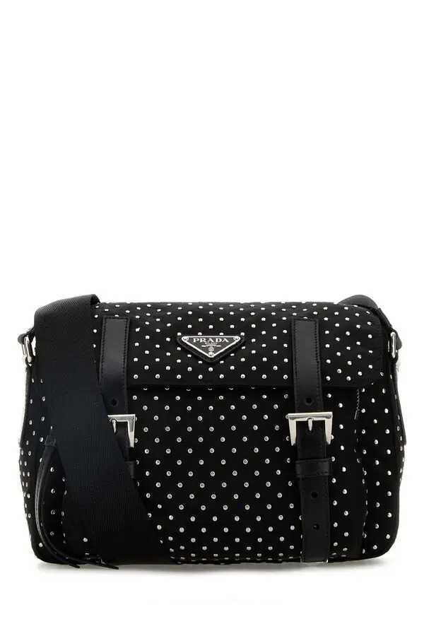Prada Re-nylon Crossbody Bag - Black