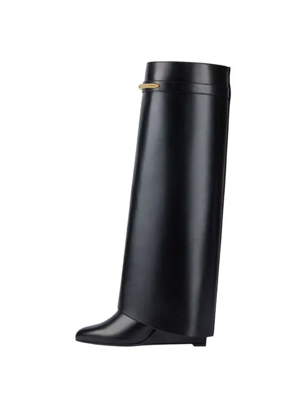 Givenchy Pointed-toe Wedge Boots - Black