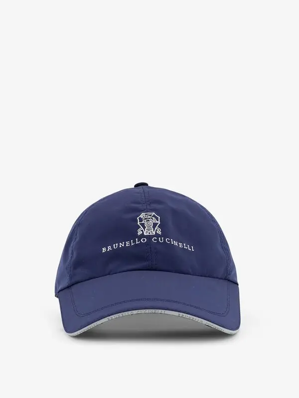 Brunello Cucinelli Baseball Cap With Embroidered Logo - Multicolor