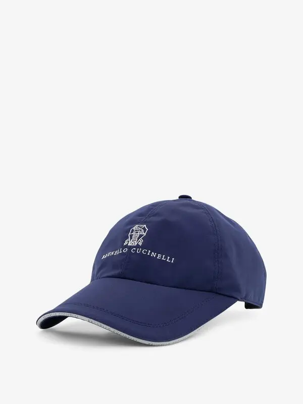 Brunello Cucinelli Baseball Cap With Embroidered Logo