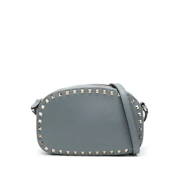 Valentino Garavani Studded Satchel & Cross Body Bag - Blue
