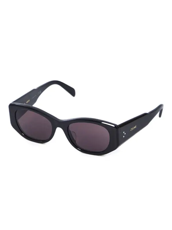 Celine Rectangular Frame Smoked Lenses Sunglasses