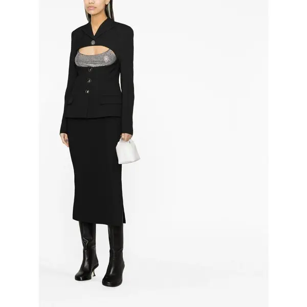 Attico Cut-out Detail Blazer