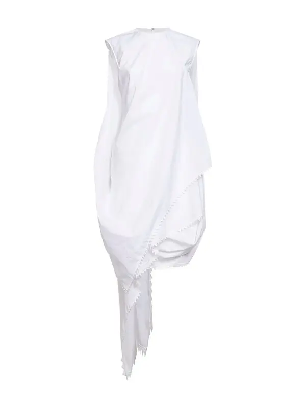 Jacquemus Asymmetrical Layered Mini Dress - Multicolor
