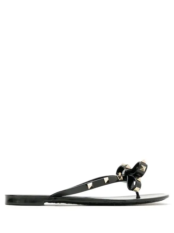Valentino Garavani Rockstud Embellished Thong Sandals - Multicolor