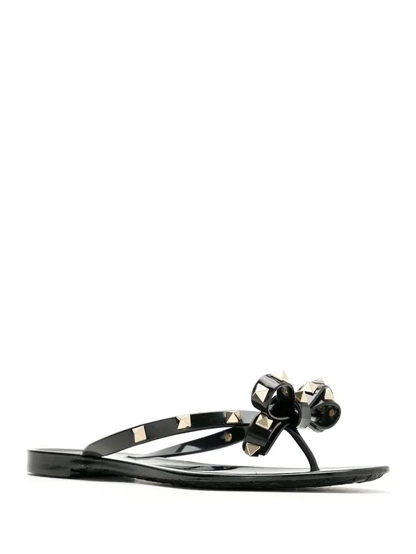 Valentino Garavani Rockstud Embellished Thong Sandals - Multicolor