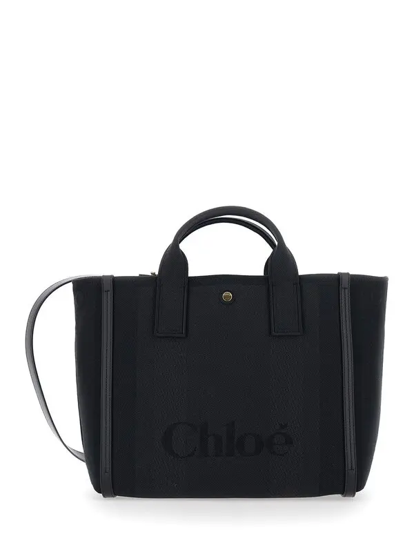 Chloé Tote Bag With Printed Logo - Multicolor