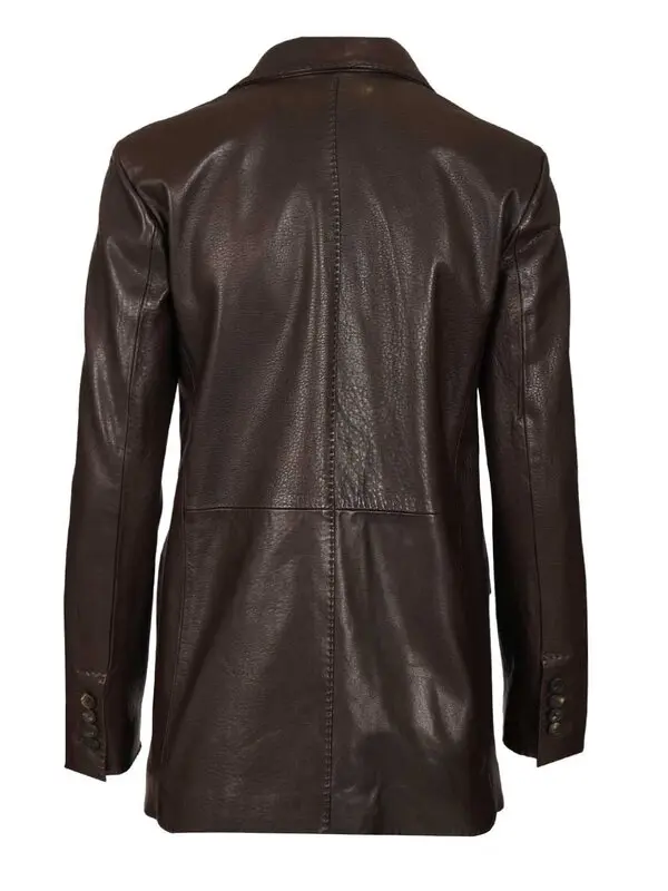 Tagliatore Double-breasted Lambskin Blazer