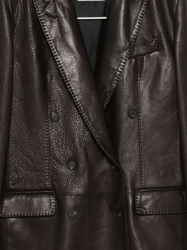 Tagliatore Double-breasted Lambskin Blazer