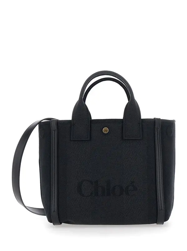 Chloé Carry' Small Handbag With Logo - Multicolor