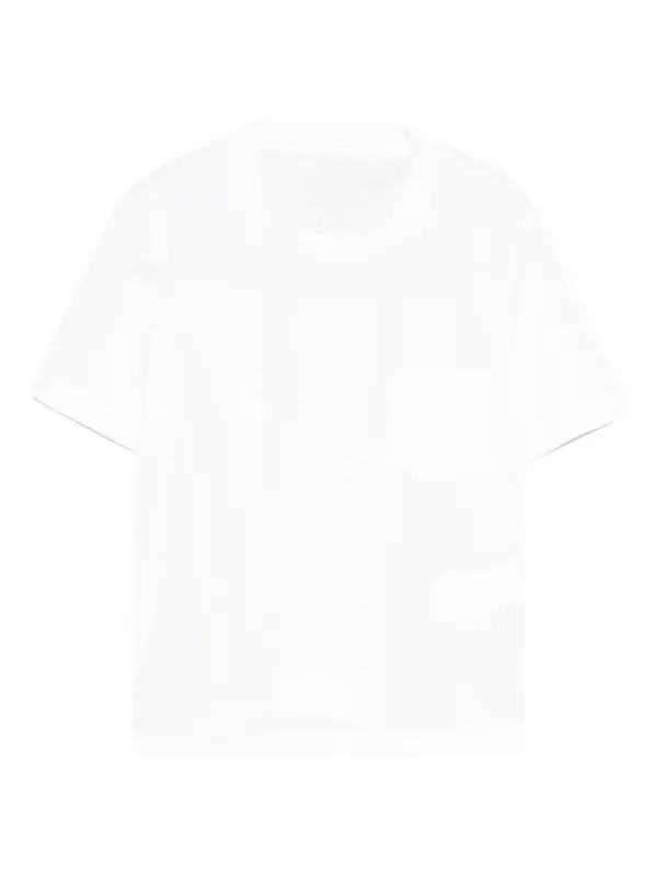 Sacai Cotton T-shirt With Pocket - Multicolor