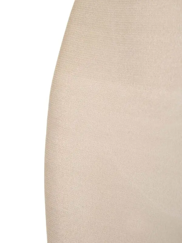 Saint Laurent Transparent Silk Knit Pencil Skirt